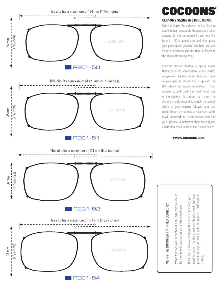 Cocoons Fitovers Canada - Rectangle Clip-Ons