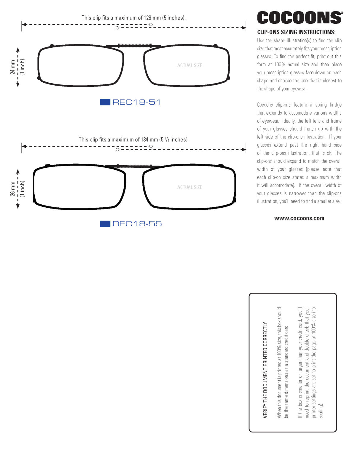 Cocoons Fitovers Canada - Rectangle Clip-Ons