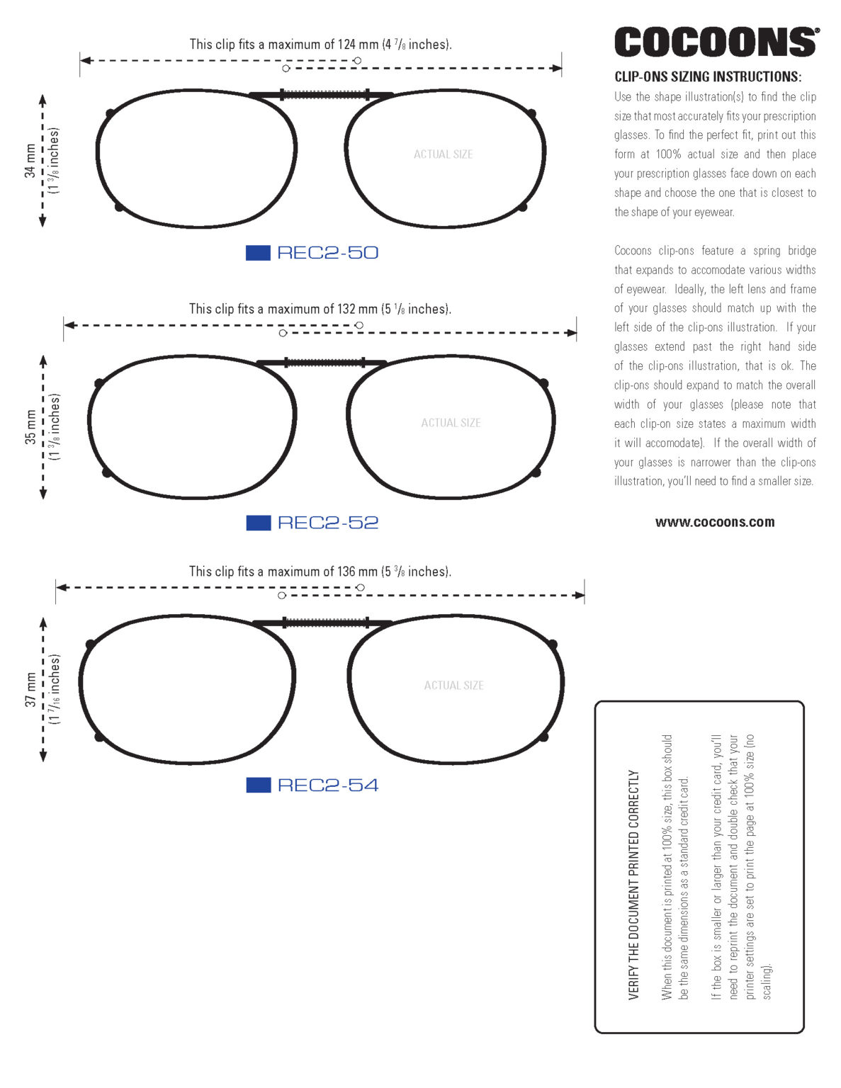 Cocoons Fitovers Canada - Rectangle Clip-Ons