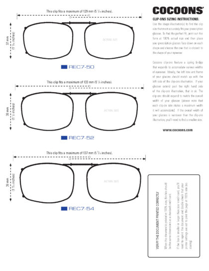 Cocoons Fitovers Canada - Rectangle Clip-Ons