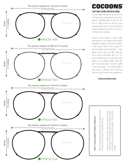 Cocoons Fitovers Canada - Round Clip-Ons