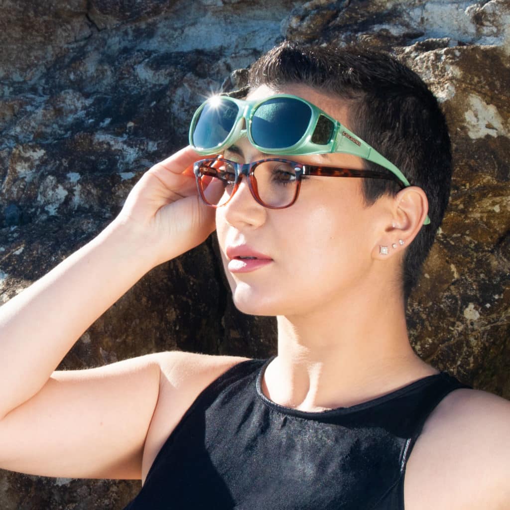 Cocoons Fitovers Canada - Slim Line (M) Sage Polarized Gray